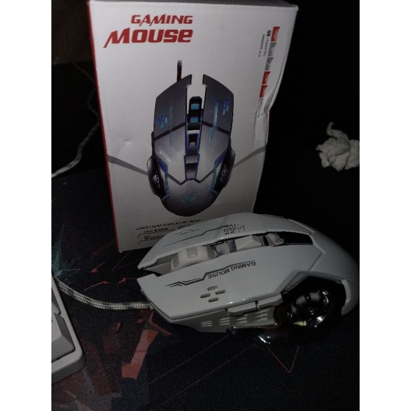 Jual MOUSE GAMING G7 RGB SECOND 3200 DPI | Shopee Indonesia