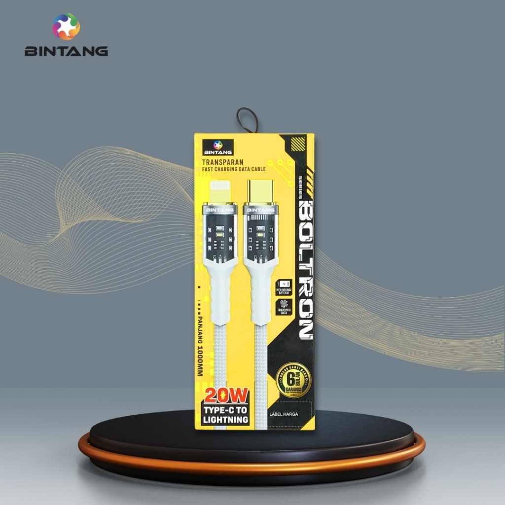 Jual KABEL DATA TYPE C TO IPHONE BT 1M BOLTRON SERIES | Shopee Indonesia