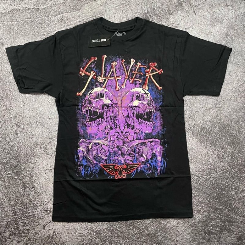 Jual Kaos band Officiak Slayer - Screaming Skeletons Original t-shirt ...
