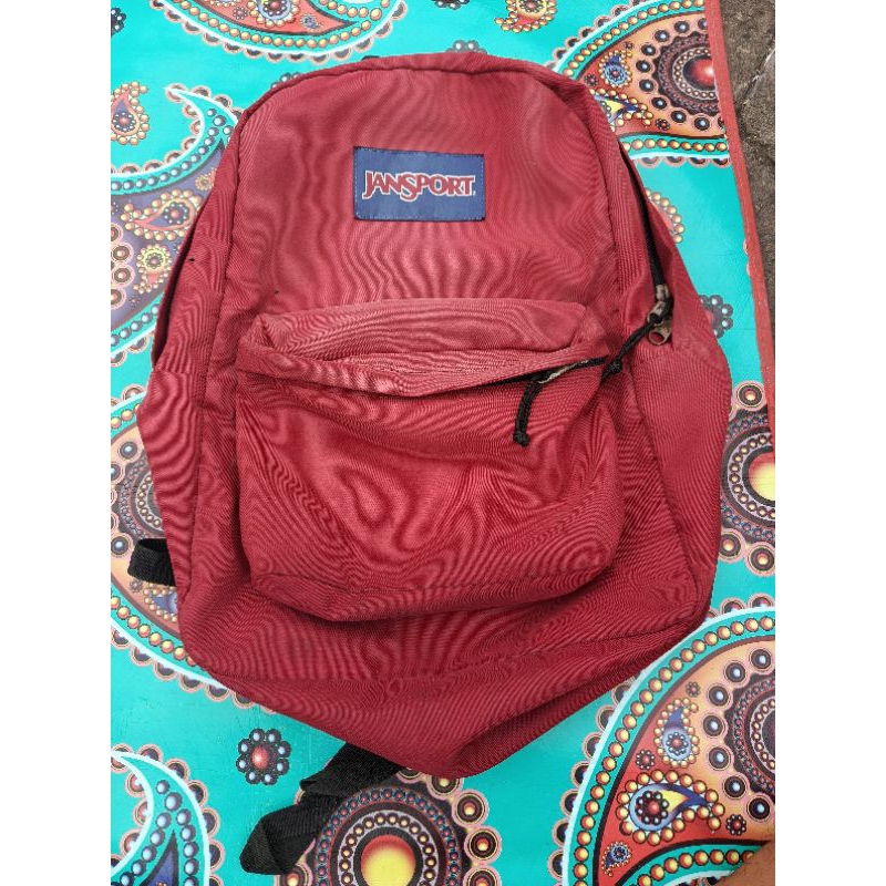 Jual jansport polos maroon | Shopee Indonesia