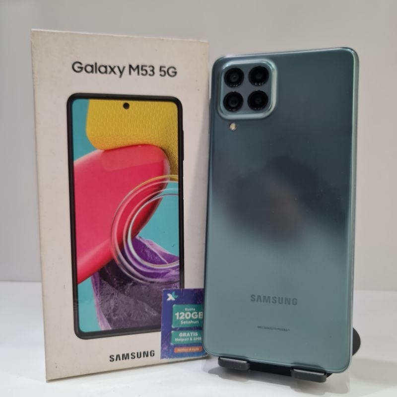 Jual SAMSUNG M53 RAM 8GB INTERNAL 256GB UNIT SECOND ORIGINAL BERGARANSI ...