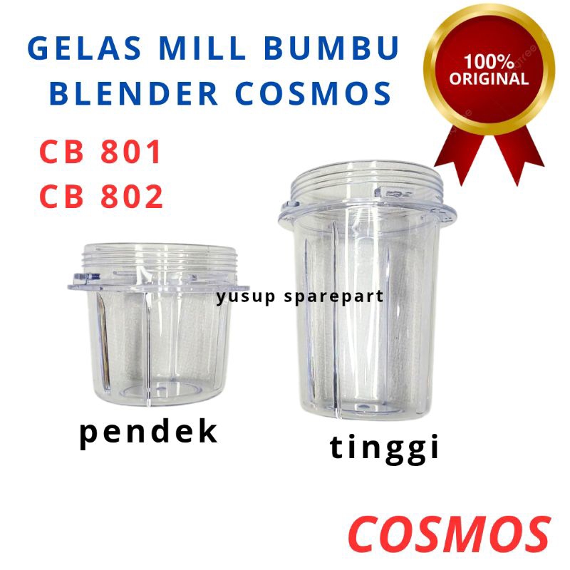 Jual GELAS BLENDER COSMOS MILL / BUMBU TYPE CB 801- 802 ORIGINAL | Shopee Indonesia