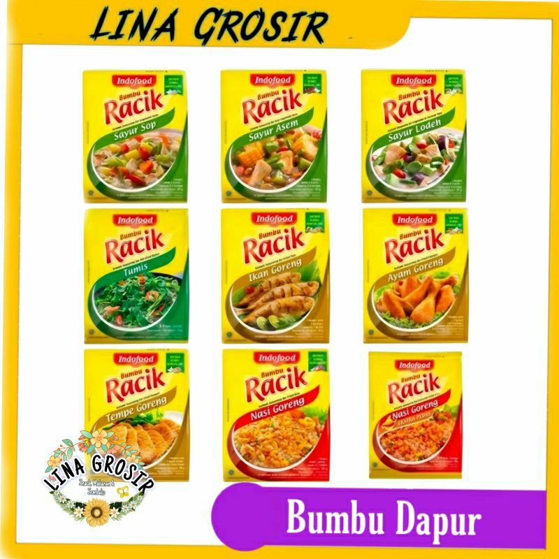 Jual INDOFOOD BUMBU Racik sachet 25gr All Varian @ 10pcs | Shopee Indonesia