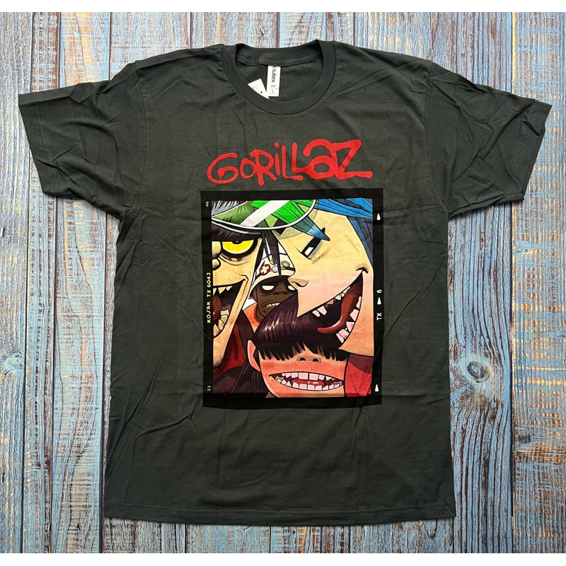 Jual Kaos T-Shirt Band Gorillaz - Photo Booth Group Potrait Official Merchandise | Shopee Indonesia