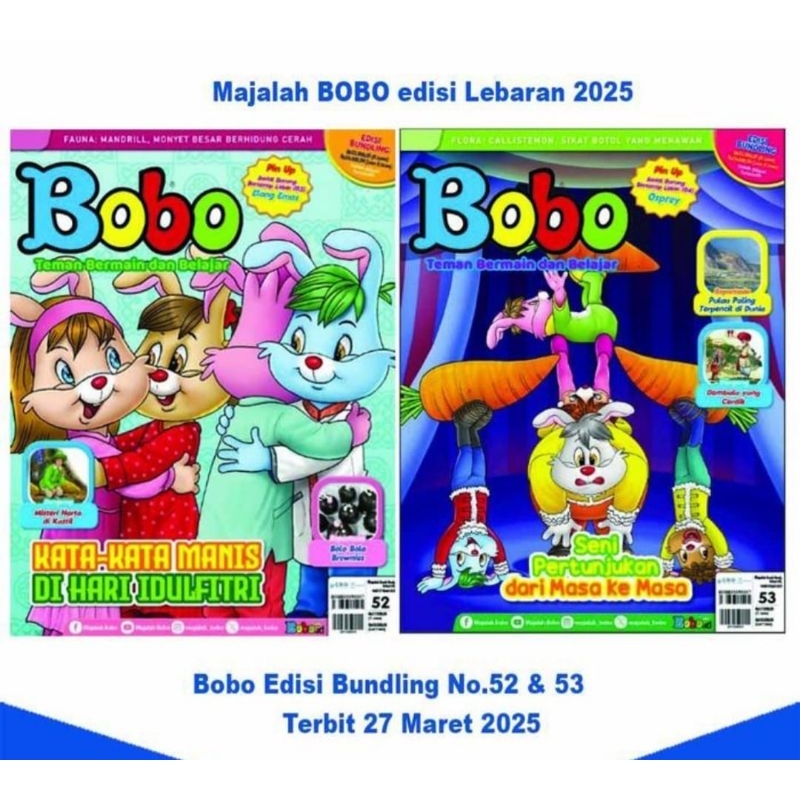 Jual MAJALAH BOBO EDISI MARET 2025 | Shopee Indonesia