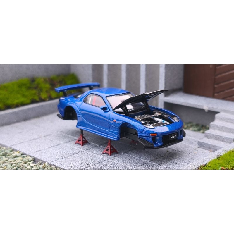 Jual Pop Race - Mazda RX7 RE-Amemiya Blue (Body Only) | Shopee Indonesia