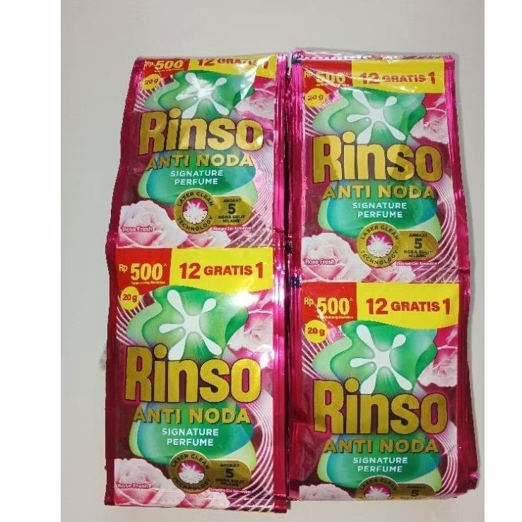 Jual RINSO CAIR 500an (2 RENTENG ISI 26 SACHET) | Shopee Indonesia