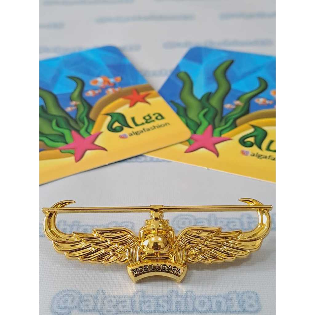 Jual Brevet Kualitas Premium |Wing Mobud | Brevet TNI/Pin | Shopee ...