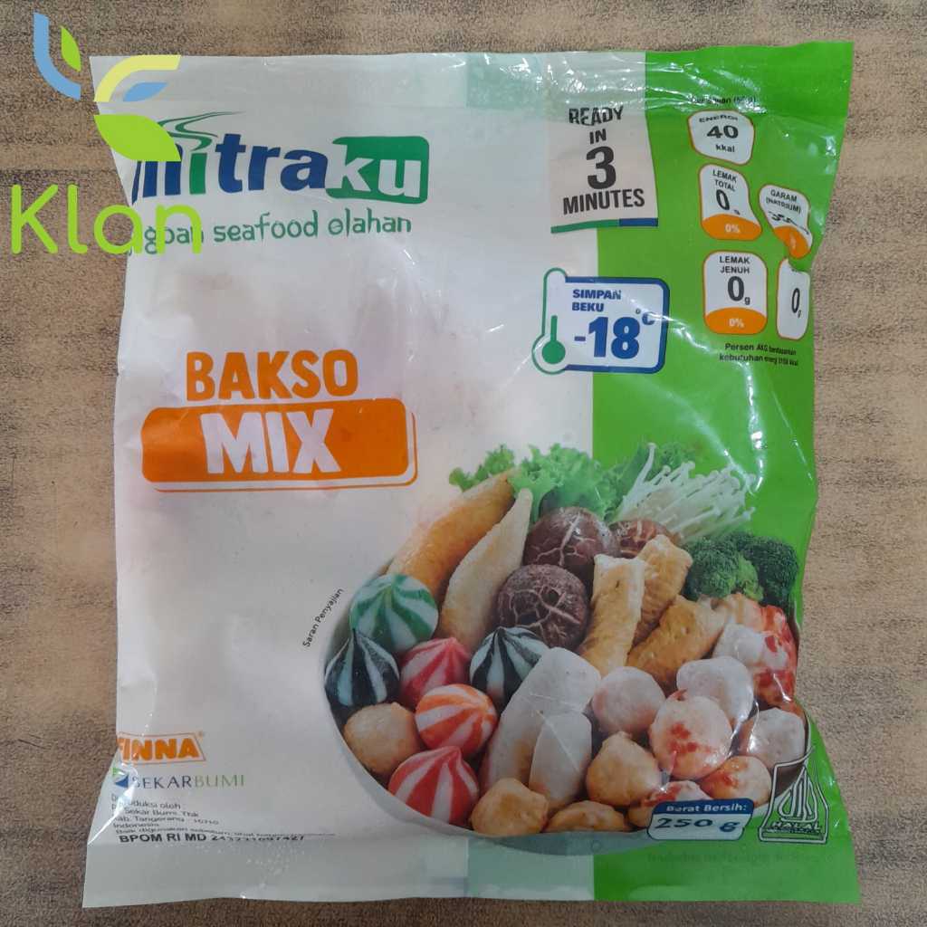 Jual MITRAKU BAKSO MIX 250GR/ STEAMBOAT MIX/ BAKSO IKAN MIX | Shopee ...