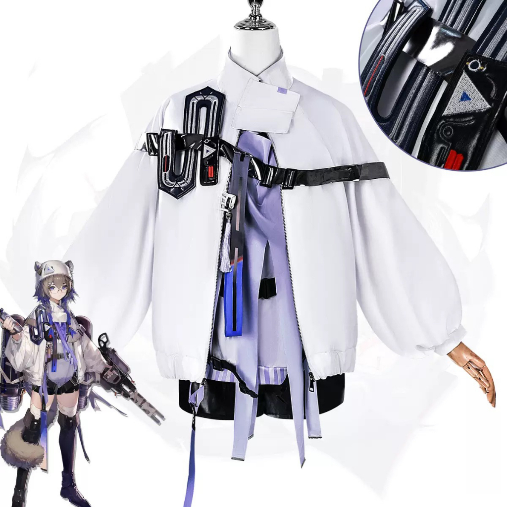 Jual Game Arknights Contrail Cosplay Costume Gothic Loose Patchwork ...