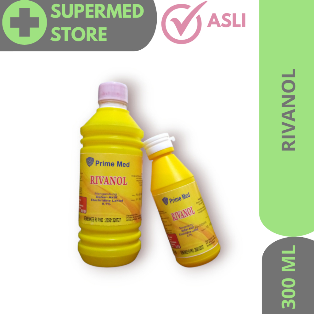 Jual Rivanol Antiseptik Luka Prime Med 300 ml / Pembersih Luka Rivanol | Shopee Indonesia