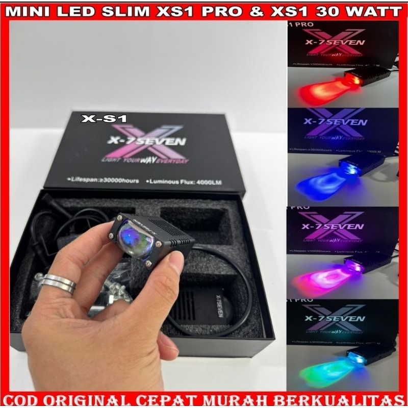 Jual ORIGINAL MINI LASER SLIM X-7SEVEN XS-1 PRO PLUS DEVIL KIPAS PENDINGIN HI LOO 30 WATT LAMPU ...