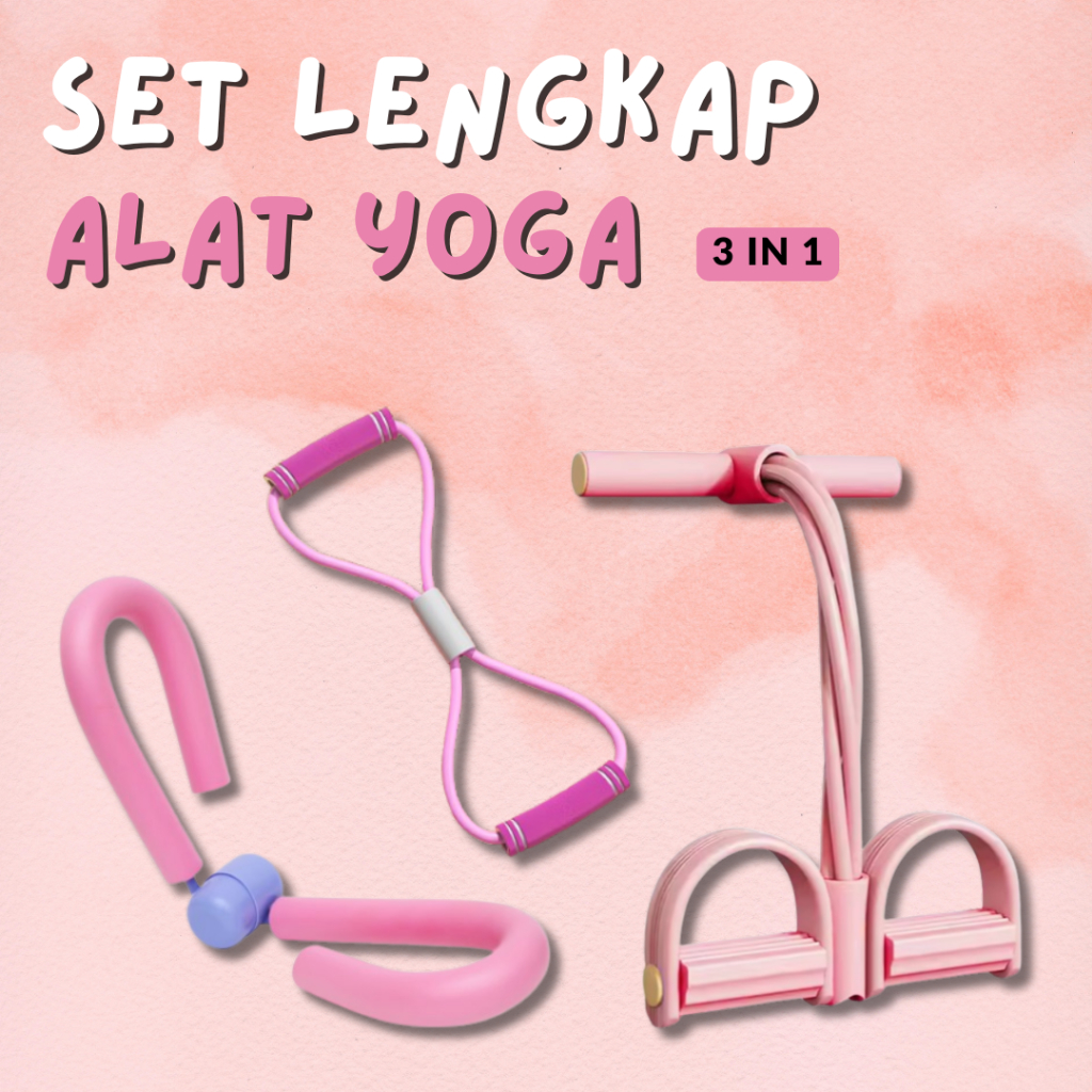 Jual PAKET 3in1 Alat Yoga Rumahan Mudah Digunakan sehari - sehari ...