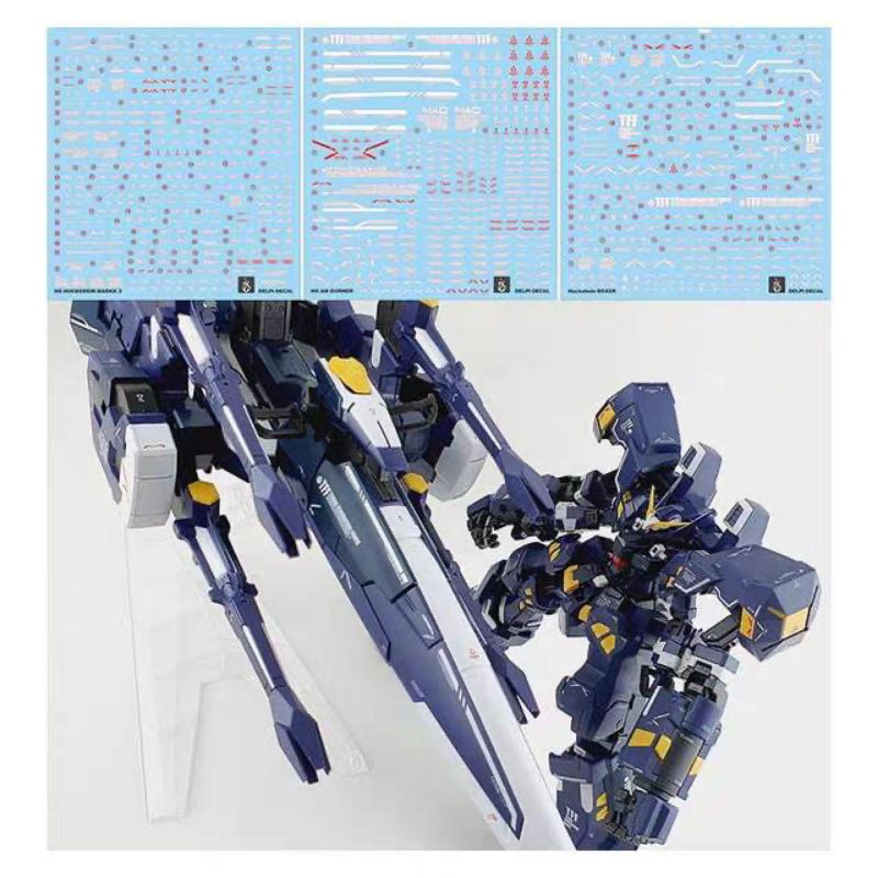 Jual HG SUPER ROBOT WARS OG HUCKEBEIN MK-III/AM GUNNER/ BOXER WATER DECAL GHOST CUSTOM DECAL ...