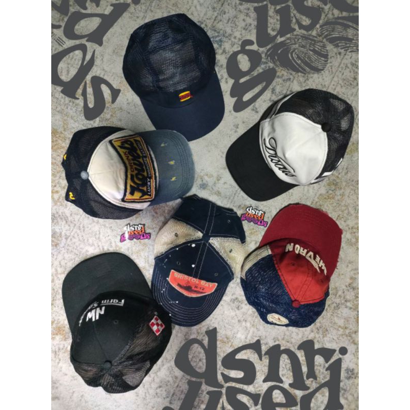 Jual TOPI TRUCKER THRIFTING Vol.2 | Shopee Indonesia
