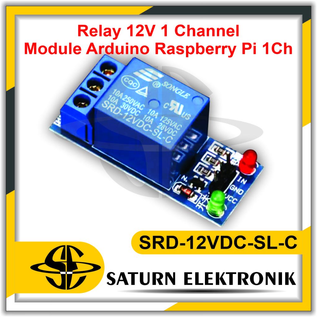 Jual Relay Module For Arduino 5V 12V 24V 1 Channel | Shopee Indonesia