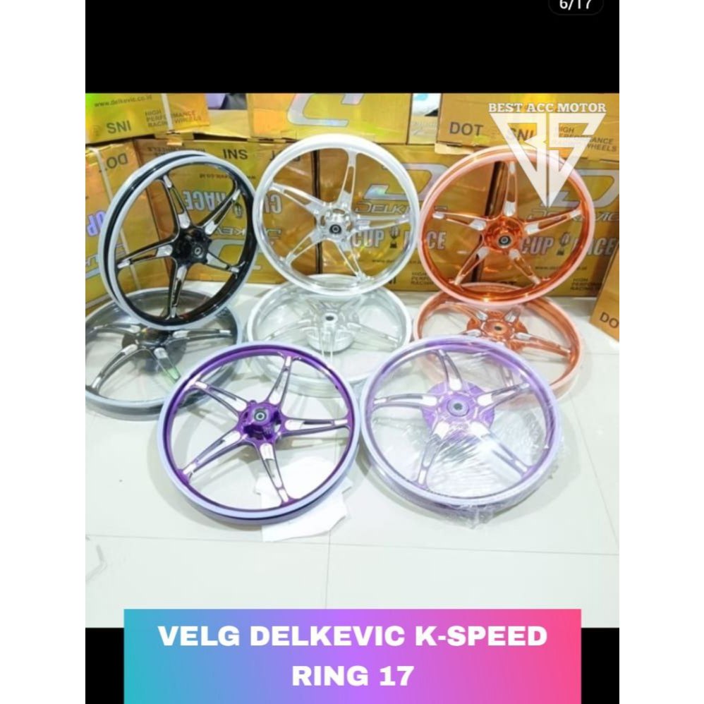 Jual VELG DELKEVIC KSPEED RING 17 BEAT GENIO SCOOPY VARIO 110 vario 125 ...