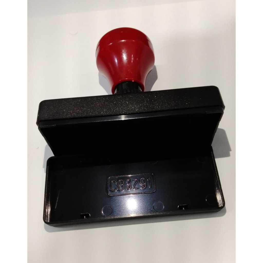 Jual Stempel Flash Persegi Ukuran 9,1 x 3,2 cm Stample usaha toko onlineshop, stemple custom ...