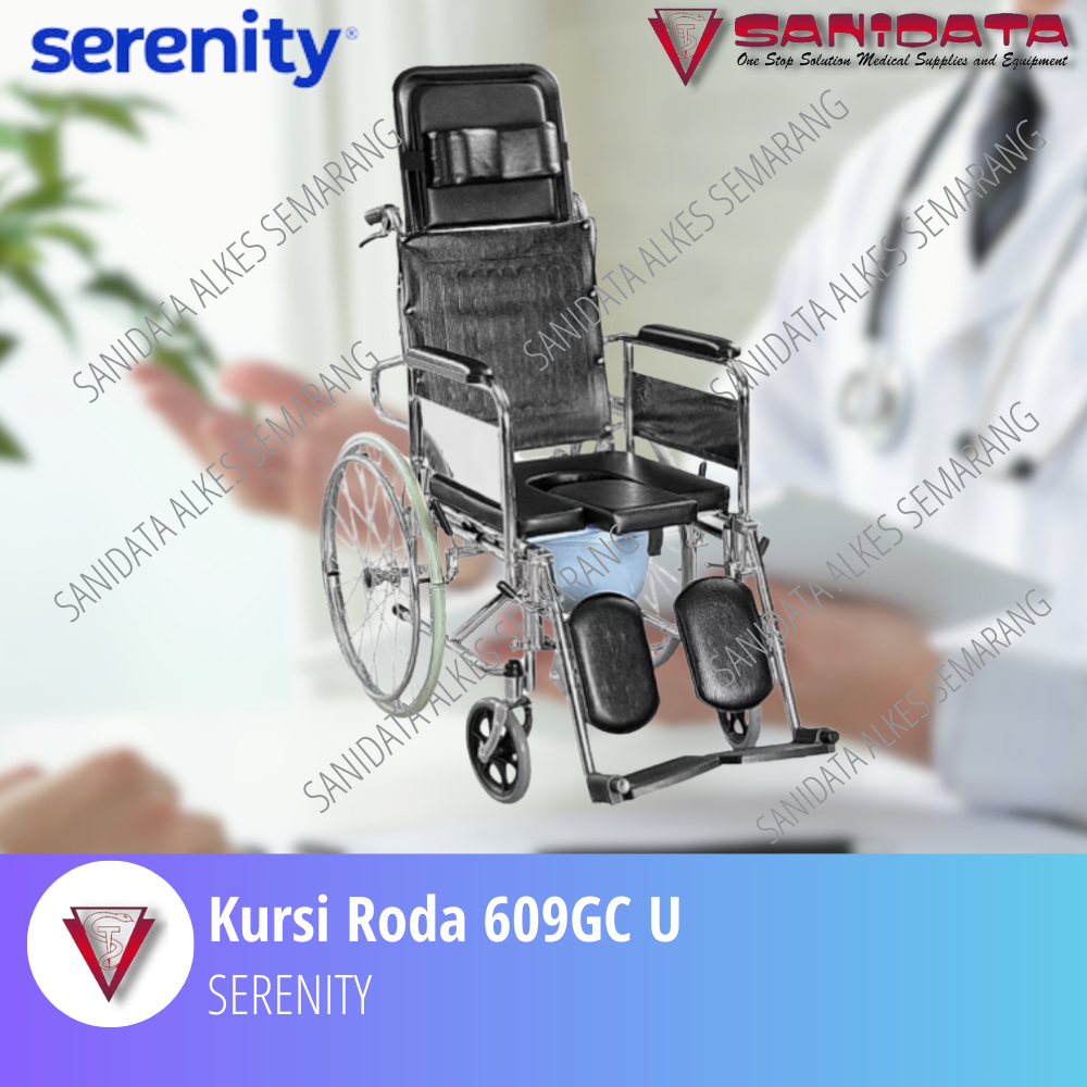 Jual Kursi Roda 3in1 609GC U Serenity Baring + Commode Paling Murah dan ...