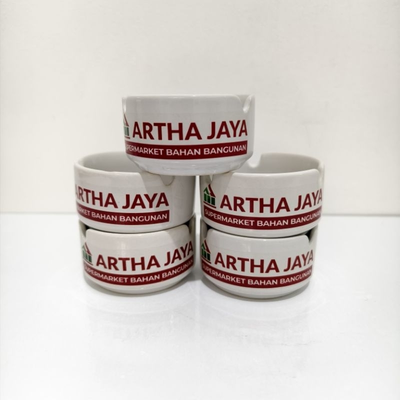Jual asbak custom logo perusahaan min. order 30pcs | Shopee Indonesia