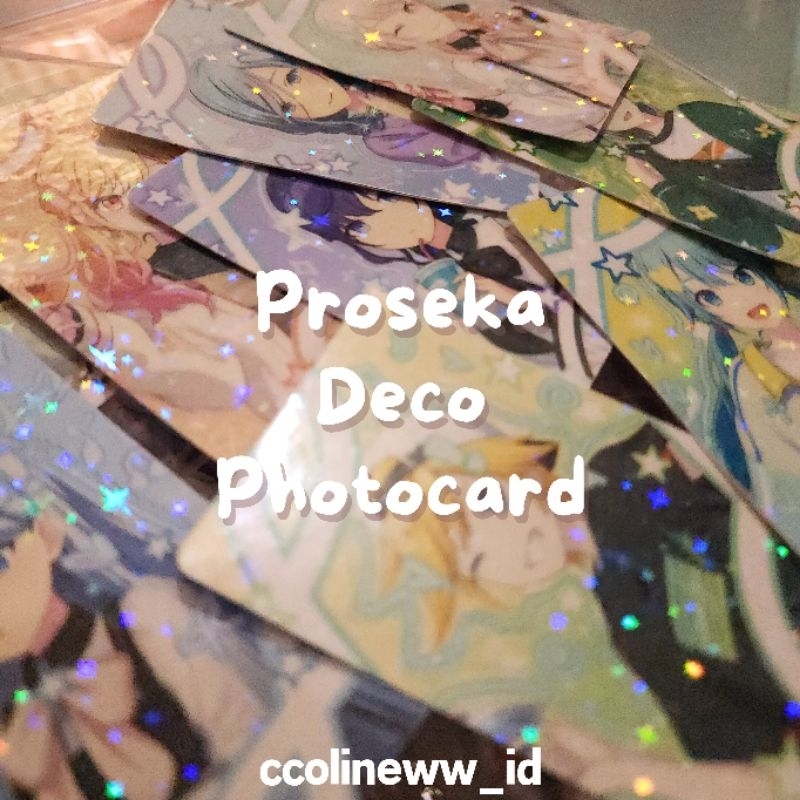 Jual project sekai photocard deco | pjsk photocard deco | Shopee Indonesia