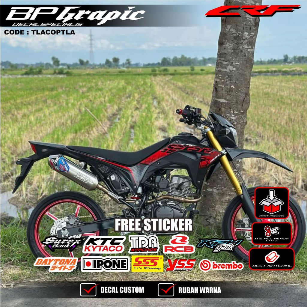 Jual STRIPING CRF 150 L STRIP TIPIS SIMPLE 150 L (TLACOPTLA ) GOOD ...