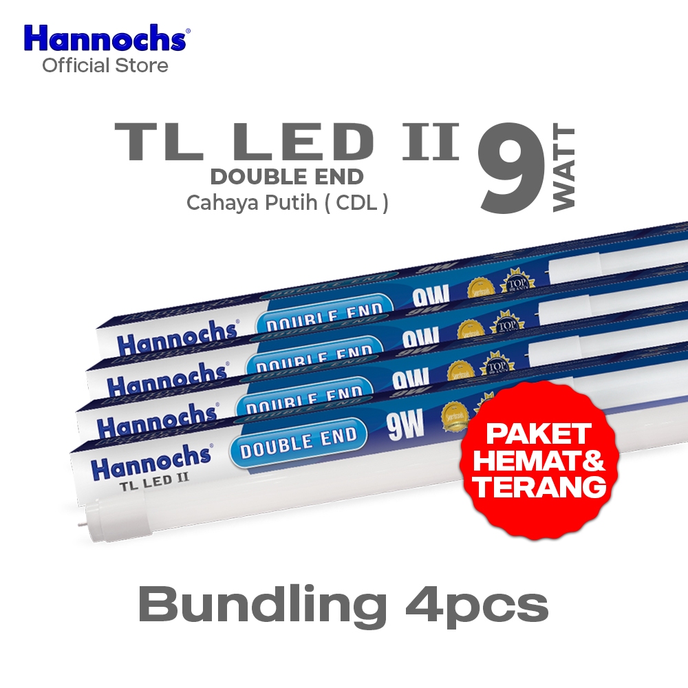 Jual Hannochs Lampu TL LED II Double End Tube Light - Cahaya Putih isi ...