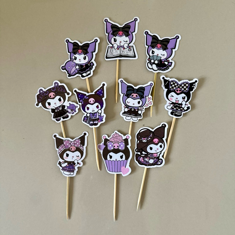 Jual TOPPER KUROMI / (LA-001) CAKE TOPPER KUROMI / TOPPER KUE KUROMI ...