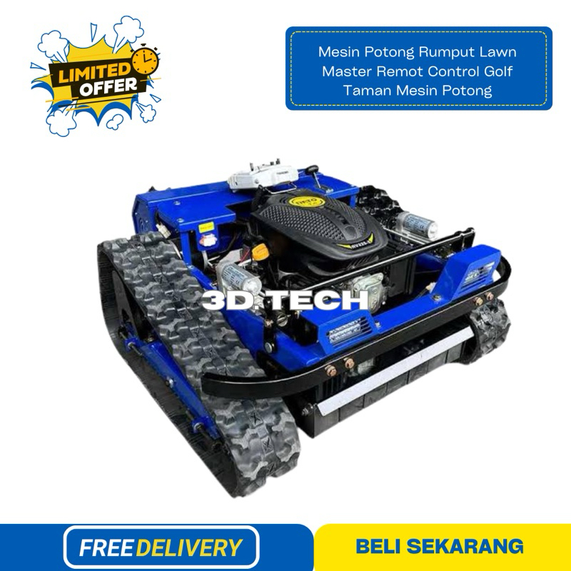 Jual Mesin Potong Rumput Lawn Master Remot Control Golf Taman Mesin ...