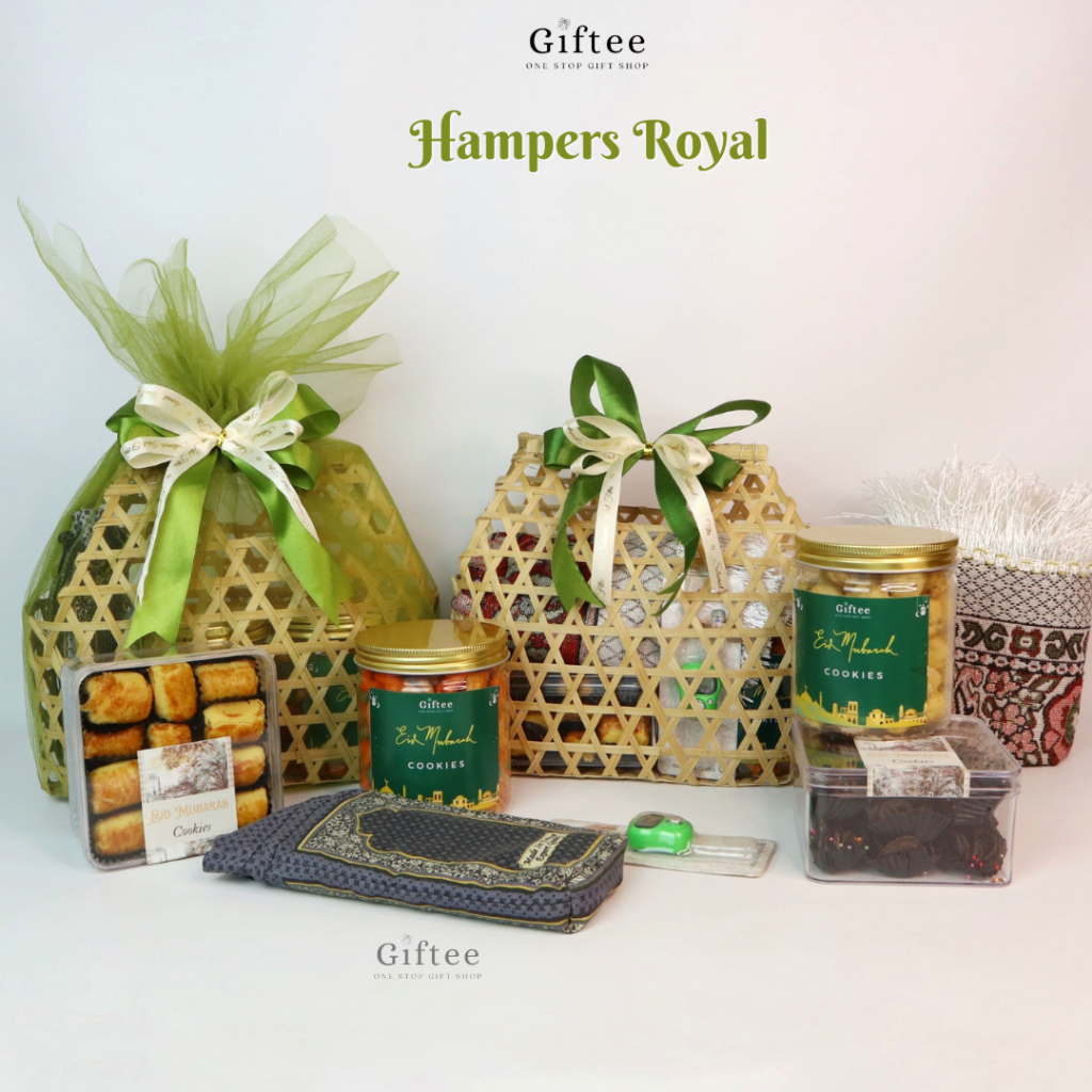 Jual HAMPERS LEBARAN ROYAL PARCEL SET KUE KERING SNACK SAJADAH ...