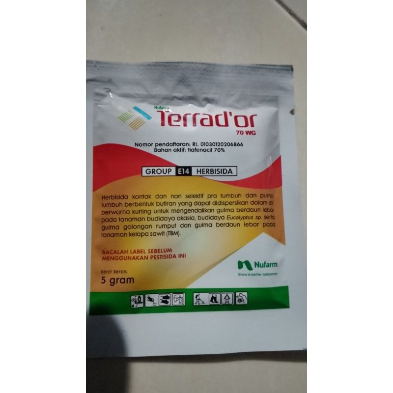 Jual HERBISIDA TERRADOR 70 WG ISI 5 GR | Shopee Indonesia