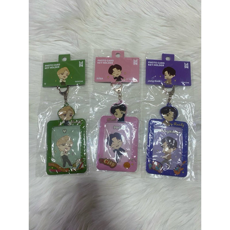 Jual [ Ready Stock ] Official BT21 Tiny Tan Photocard Keyholder | Shopee Indonesia