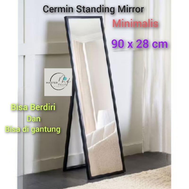 Jual STANDING MIRROR/Kaca Berdiri 28 X 90 cm | Shopee Indonesia