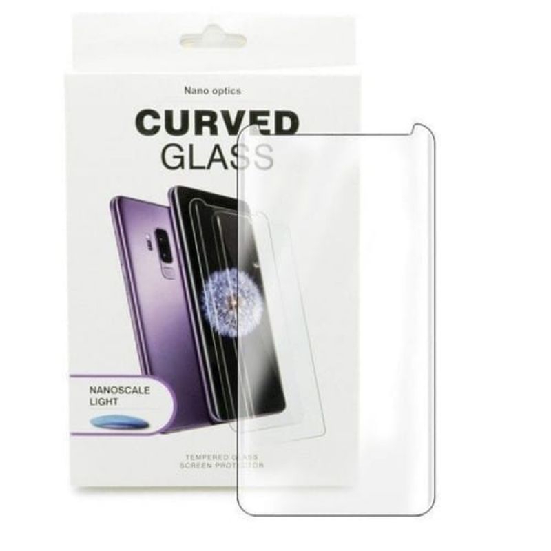 Jual Tempered Glass Curved Nano UV Bening layar Hp melengkung type XIAOMI MI 10 MI 10s MI 10 pro ...