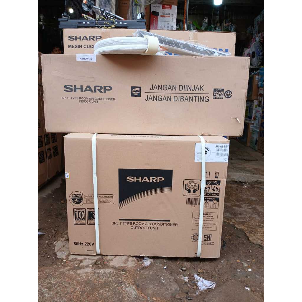 Jual Ac Split AC Sharp 1/2 PK - Tipe AU A5BEY & AH A5BEY | Shopee Indonesia
