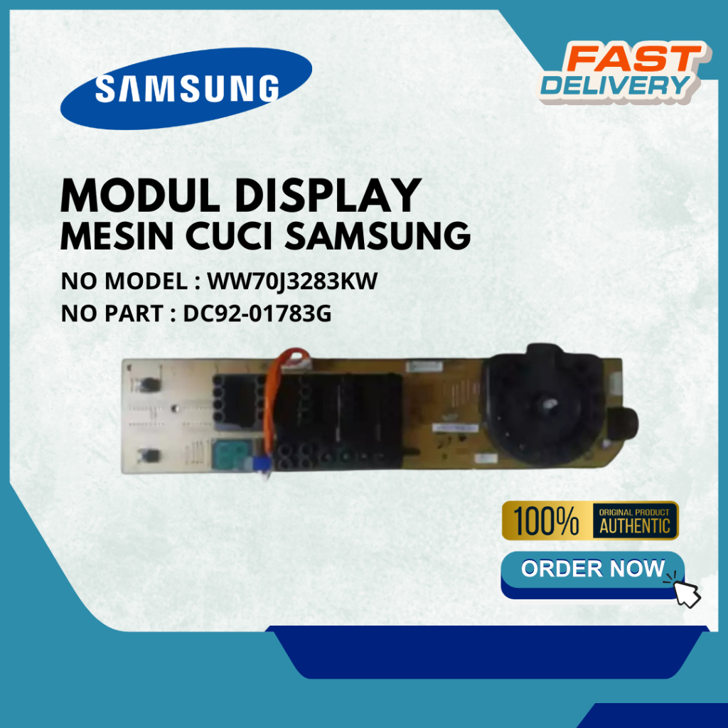 Jual PCB MODUL DISPLAY MESIN CUCI SAMSUNG WW70J3283KW ORIGINAL DC92-01783G | Shopee Indonesia