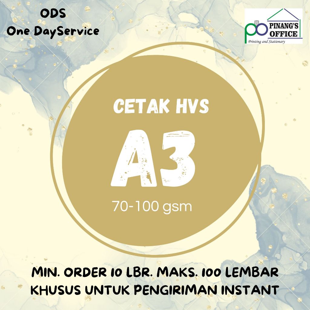 Jual ODS Cetak HVS A3 (70-100 gsm) | Shopee Indonesia