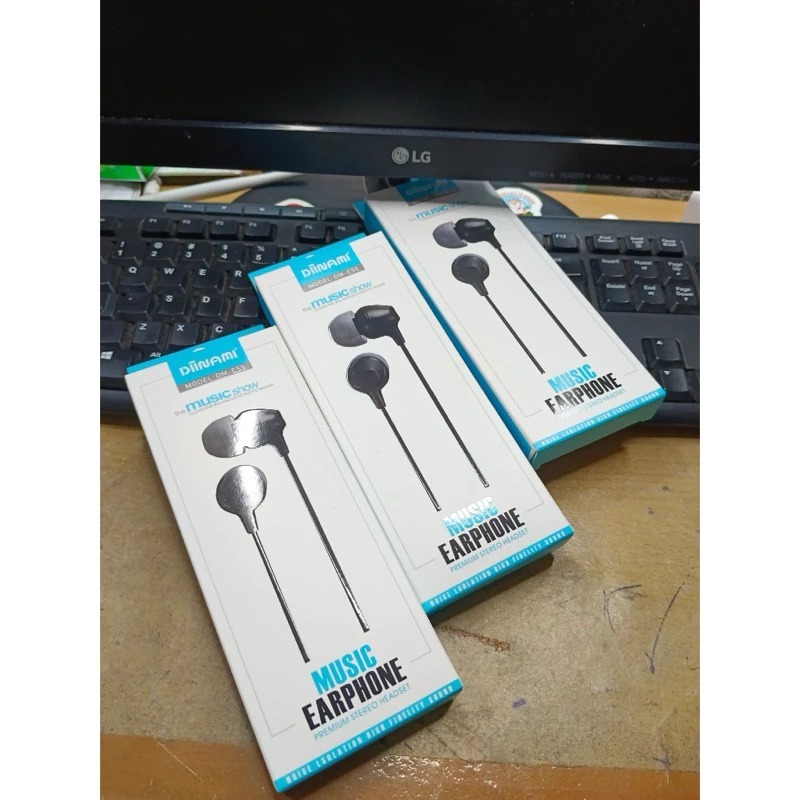 Jual Headset Handsfree Earphone Diinami DM-E55 Original Stereo Super ...