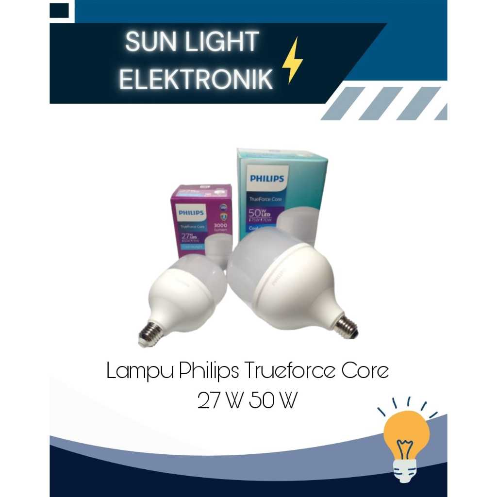 Jual Philips LED Trueforce 50 Watt Putih Lampu Tforce Core 27W 50W | Shopee Indonesia