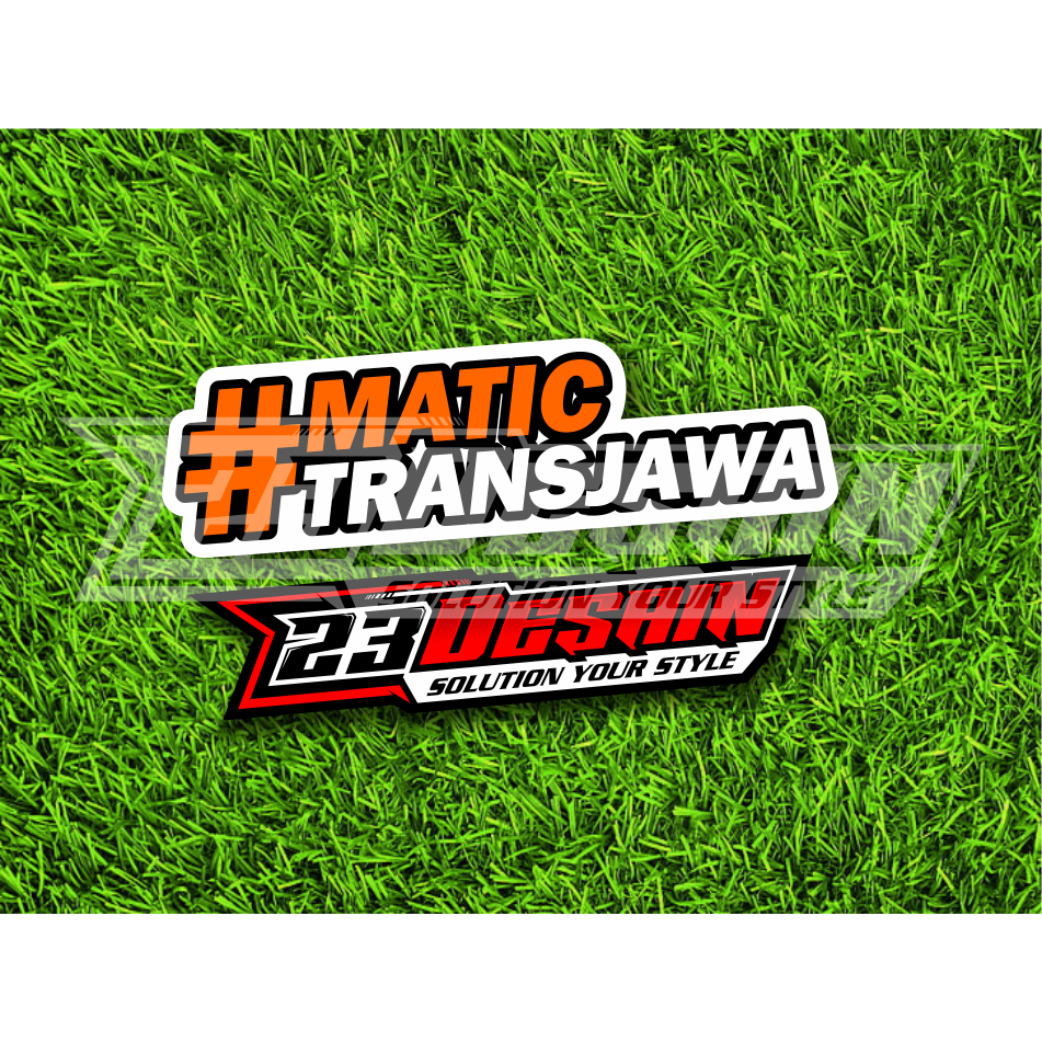 Jual STIKER MATIC TRANSJAWA STICKER MATIC TRANS JAWA | Shopee Indonesia