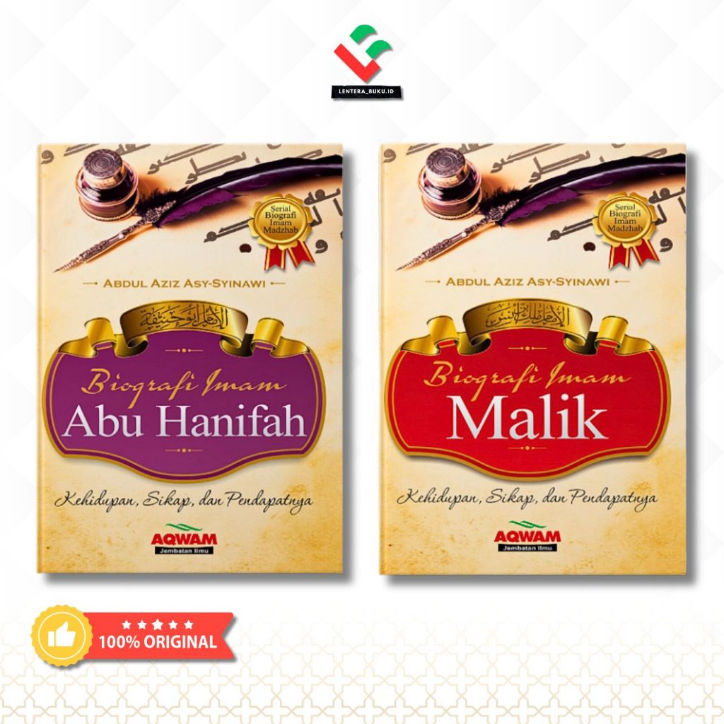 Jual AQWAM - Biografi Imam Abu hanifah dan Malik - Lengkap Original | Shopee Indonesia