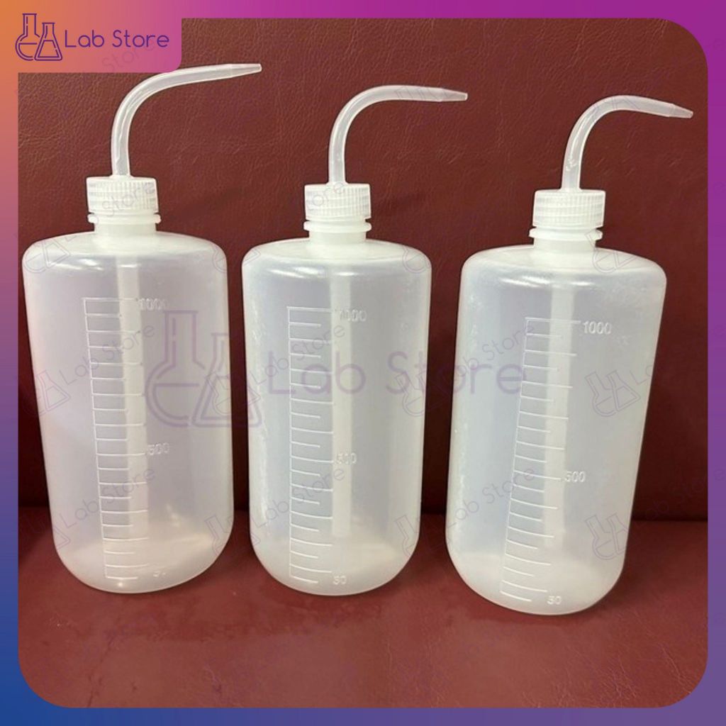 Jual Botol Semprot Labu Semprot Wash Bottle Washing Bottle 1000 ml HDPE ...