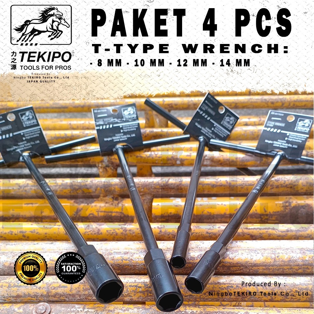 Jual {ORIGINAL TEKIPO !!!!} TEKIPO Paket 4pcs Kunci Sock T ukuran 8-10 ...