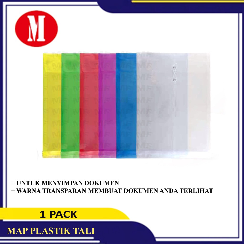 Jual Map Plastik Tali Warna Transparant | Shopee Indonesia