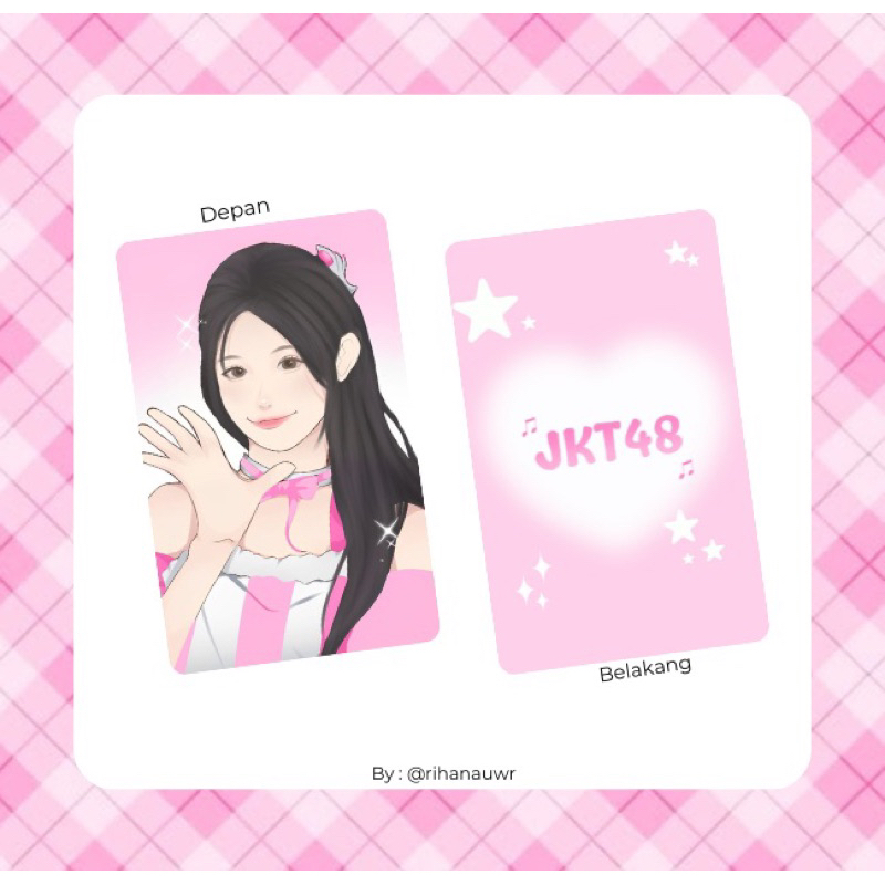 Jual PHOTOCARD FAN ART JKT48 ERINE | Shopee Indonesia