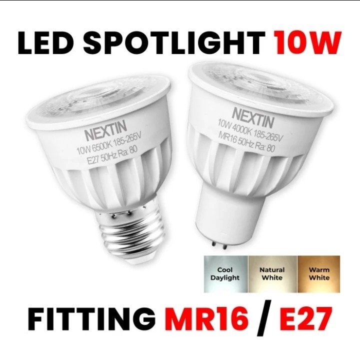 Jual Lampu Led Spot E27 10W 10Watt COB Murah Bohlam SpotLight Fiting ...