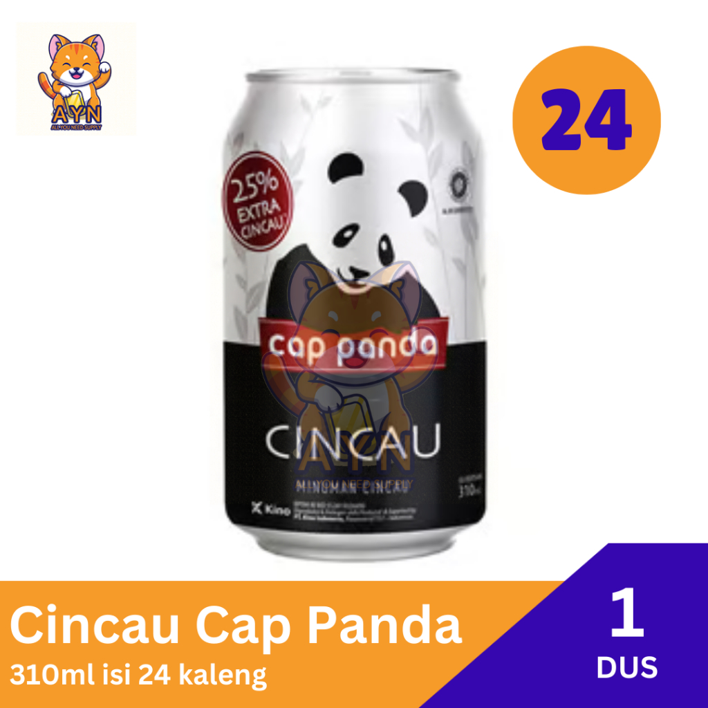 Jual Minuman Cincau Cap Panda 310 ml [ 1 dus isi 24 kaleng ] | Shopee ...