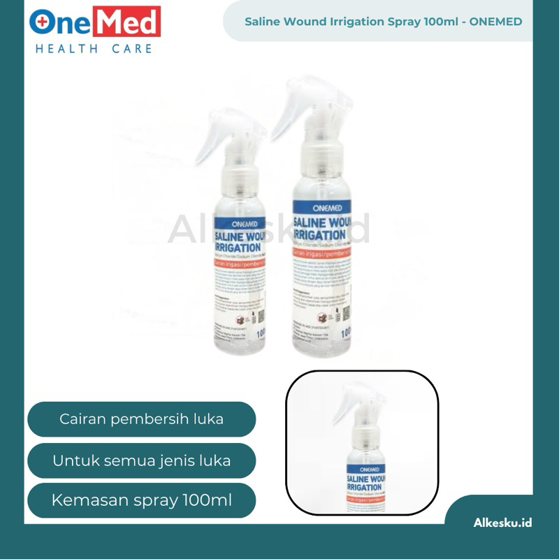 Jual ONEMED - Saline Wound Irrigation Spray 100ml | Shopee Indonesia