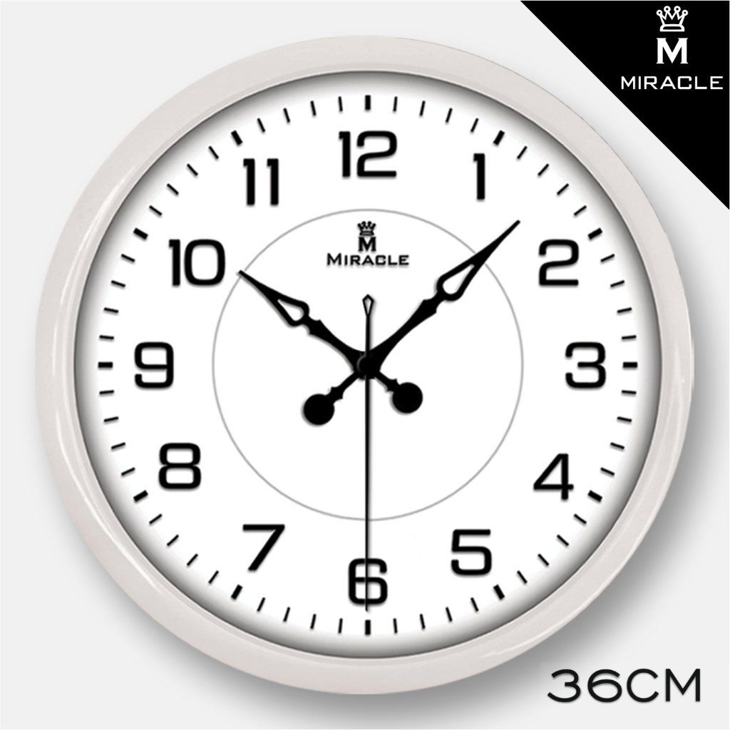 Jual Jam Dinding Jumbo Ruang tamu Mewah Minimalis | Sweep 36cm Polos ...