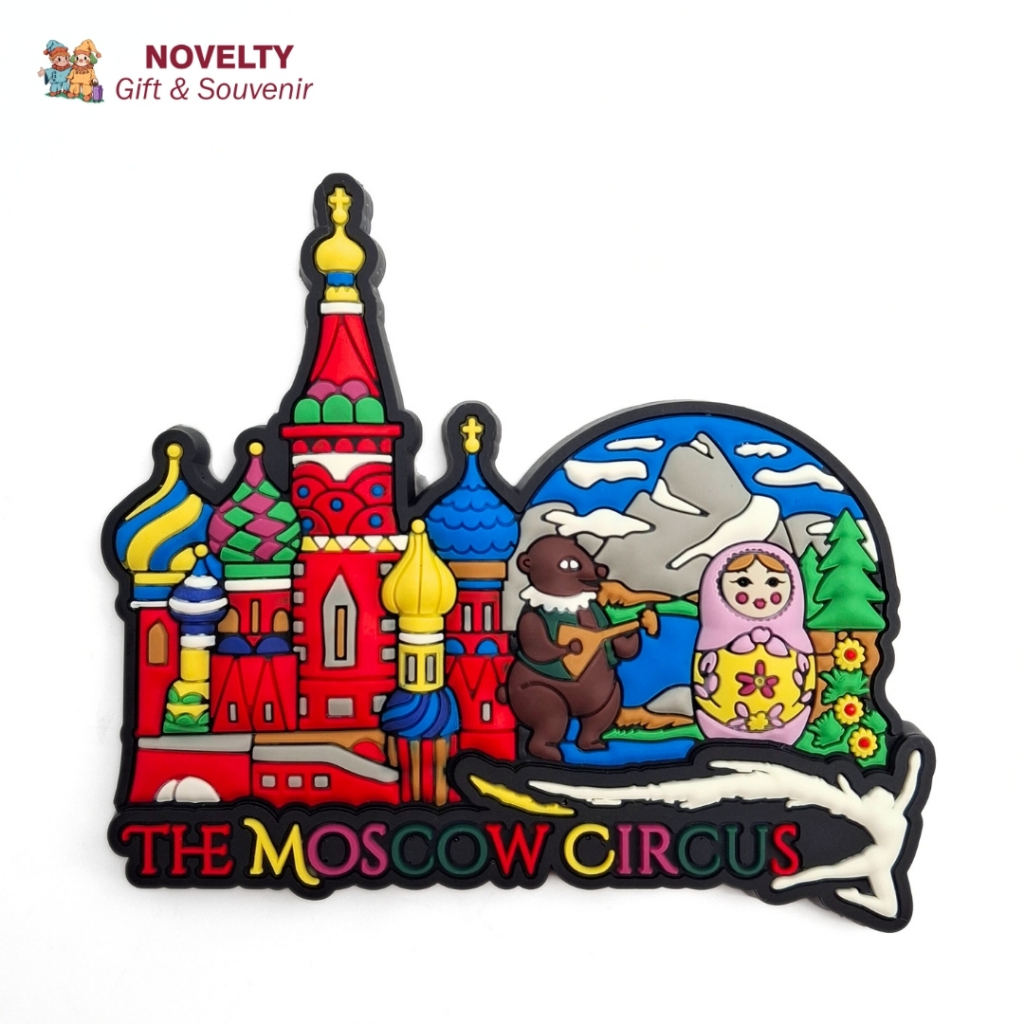 Jual Souvenir magnet kulkas Moscow oleh oleh negara Russia Rusia ...